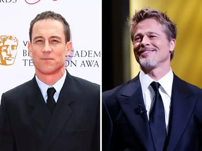 tobias menzies: 'The Crown' star Tobias Menzies joins Brad Pitt's ...