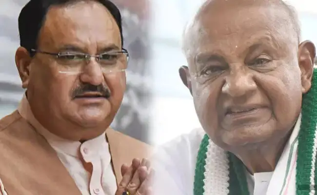 Show me a party which has not joined hands with BJP, asks Deve Gowda - The Economic Times