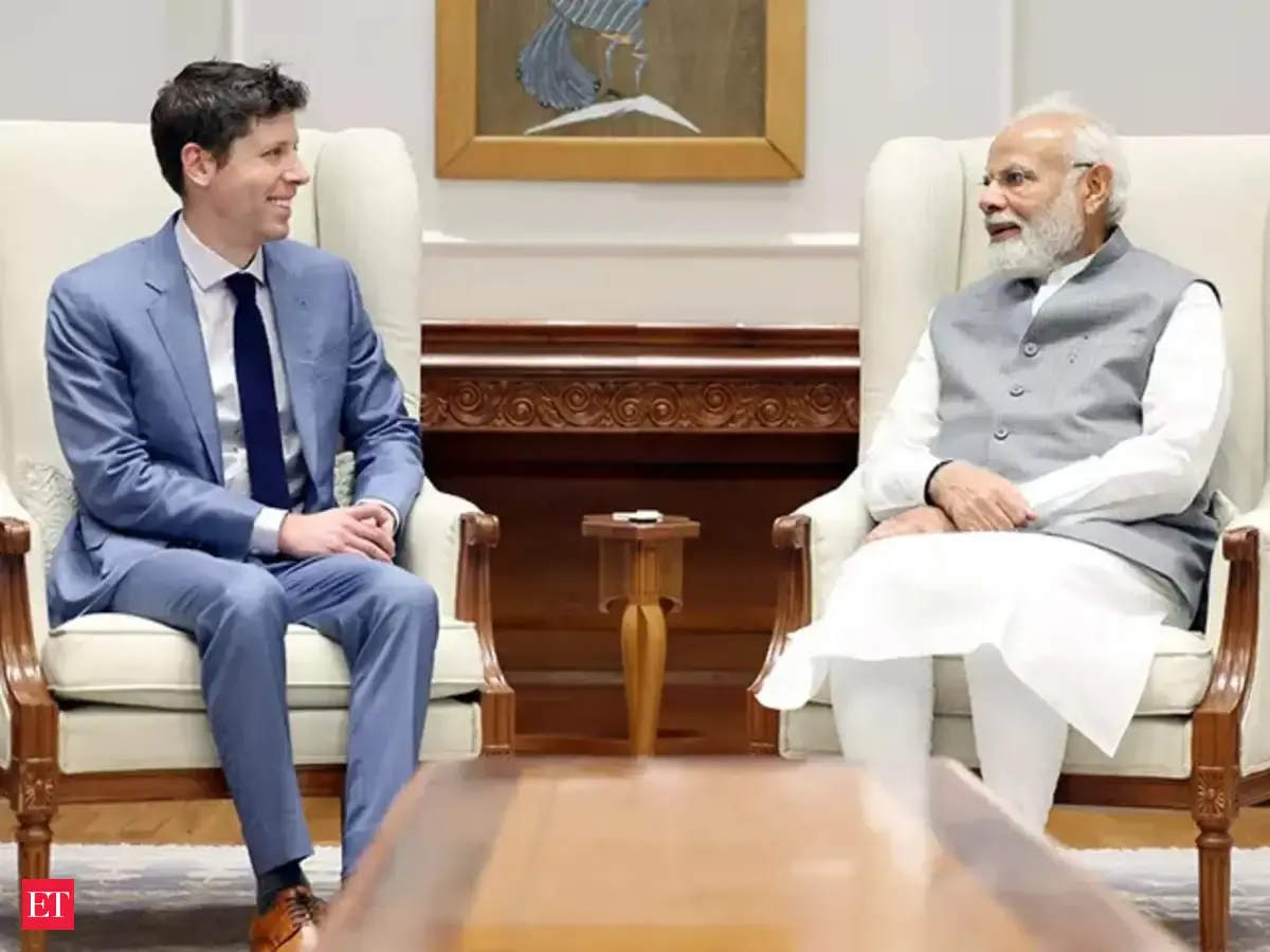 sam altman: OpenAI CEO Sam Altman meets PM Narendra Modi; discusses ...