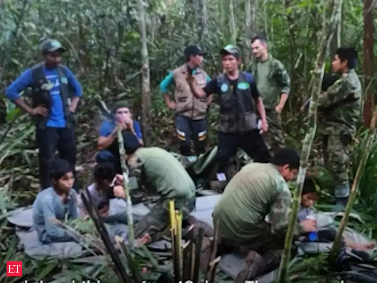 amazon: Colombia plane crash: Children found alive in Amazon jungle ...