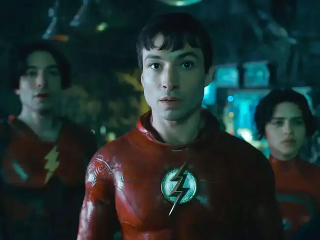 'The Flash' review: Ezra Miller speeds back to the future fueled by ...