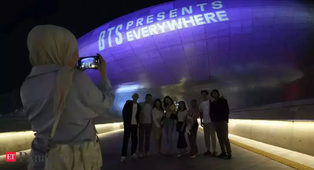 BTS is 10 years old! Seoul landmarks lit up in purple to celebrate K ...