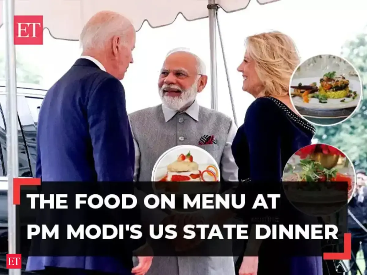 PM Modi's US State Dinner: PM Modi's US State Dinner: From millet salad ...