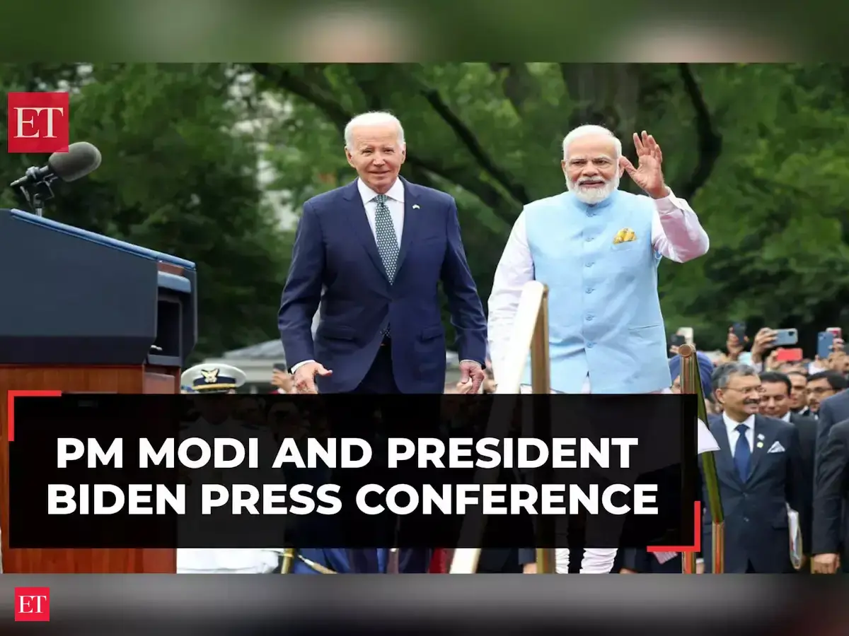 biden: President Biden and PM Modi at the White House for joint press ...