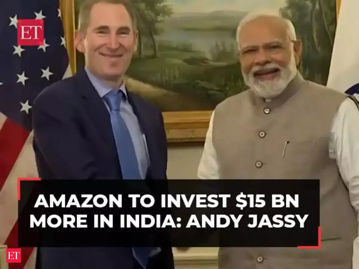 amazon: Amazon to invest $15 billion more in India, says CEO Andy Jassy ...