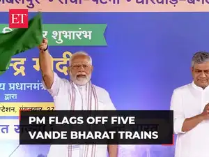 Vande Bharat Express Launch: PM Modi flags off 5 new Vande Bharat Express trains in Bhopal; says ...