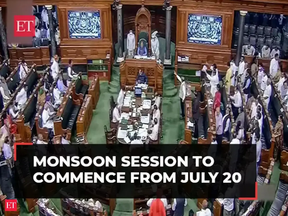 parliament: Monsoon Session of Parliament to commence from July 20; BJP ...