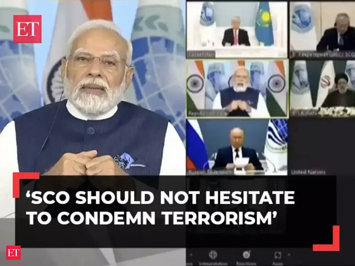 pm modi: SCO should not hesitate to condemn countries that support ...