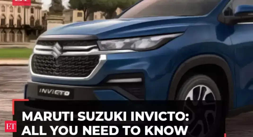 maruti suzuki invicto: Maruti Suzuki Invicto: All you need to know ...