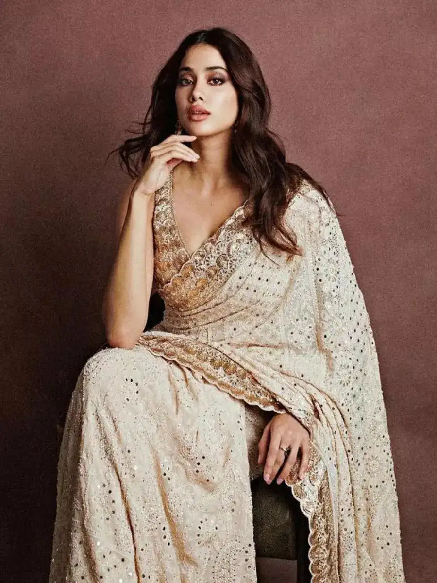 Draped In Glamour: Janhvi Kapoor's 10 Stunning Saree Styles | NewsPoint