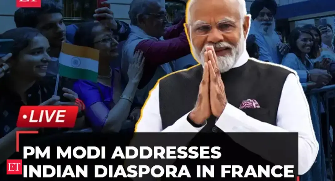 Full Speech: PM Modi addresses Indian community in Paris - The Economic ...