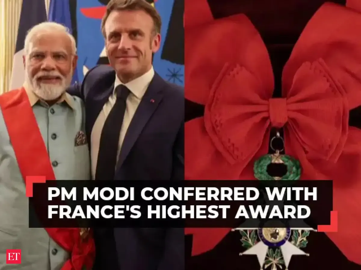'Grand Cross of the Legion of Honour': PM Modi conferred with France's ...