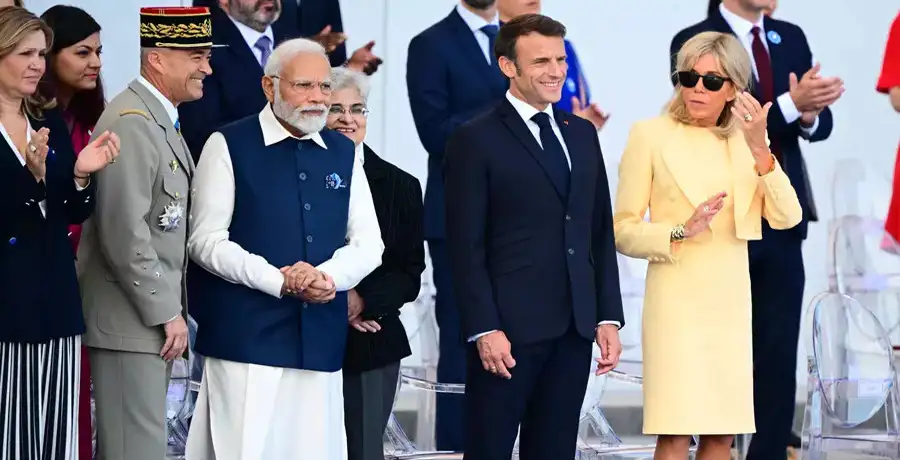 Narendra Modi France Visit: France celebrates Bastille Day with gusto ...
