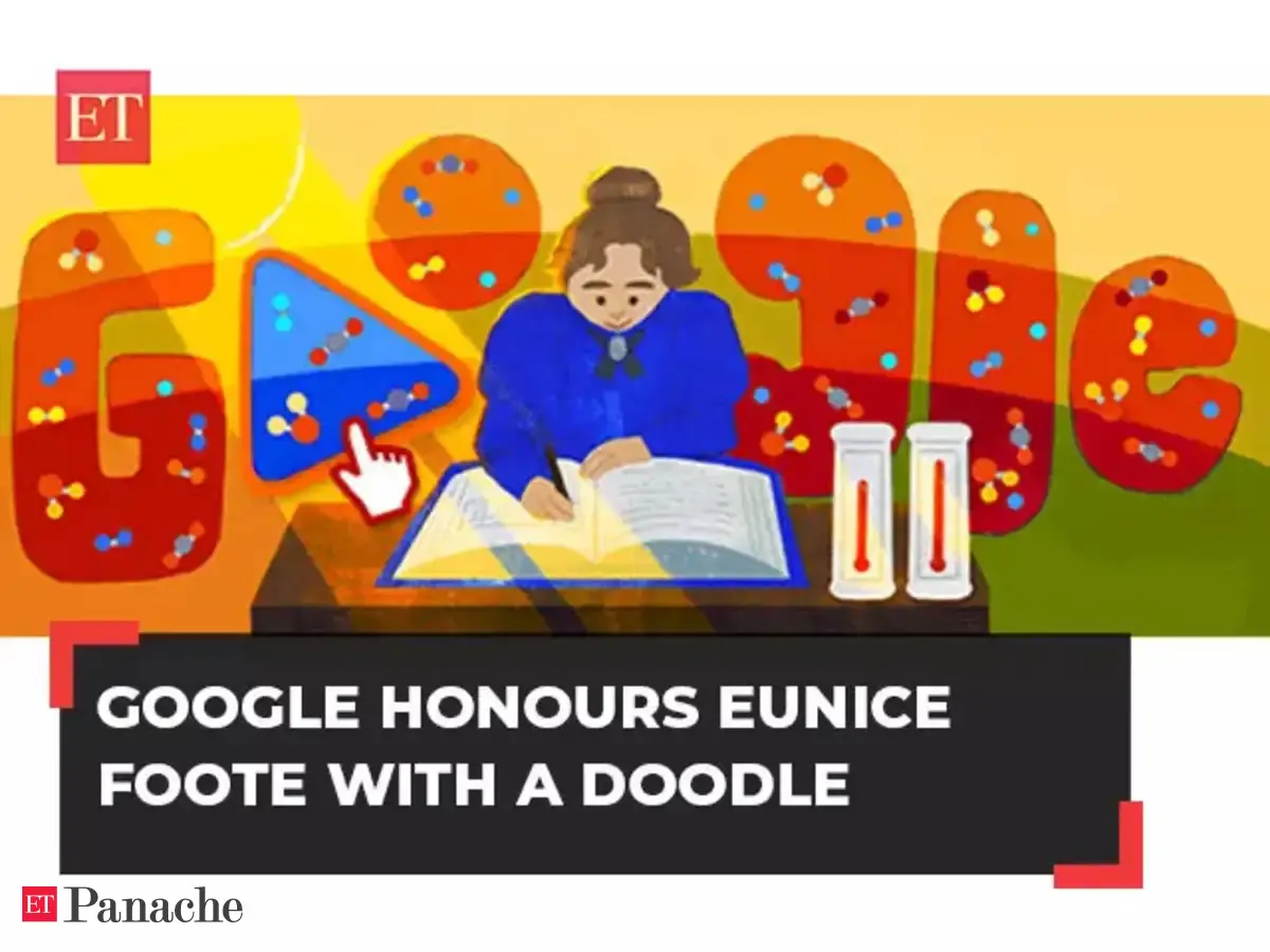 eunice newton foote: Google celebrates 204th Birthday of scientist ...