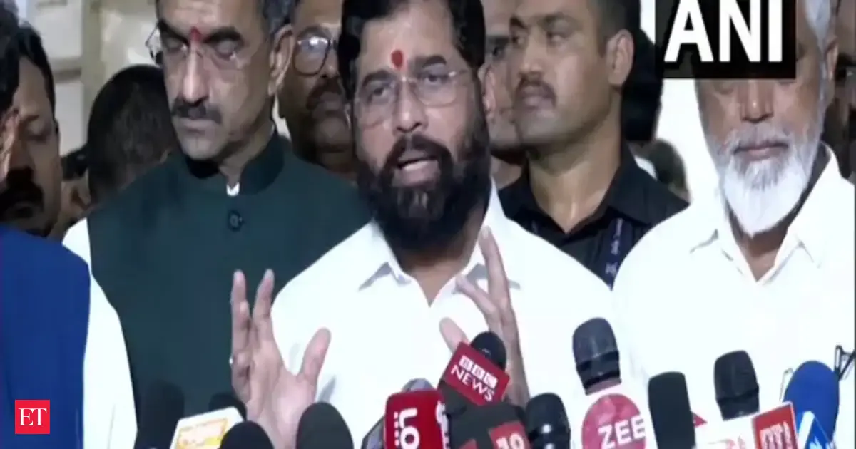 landslide: Maharashtra CM Eknath Shinde to adopt children who lost both ...