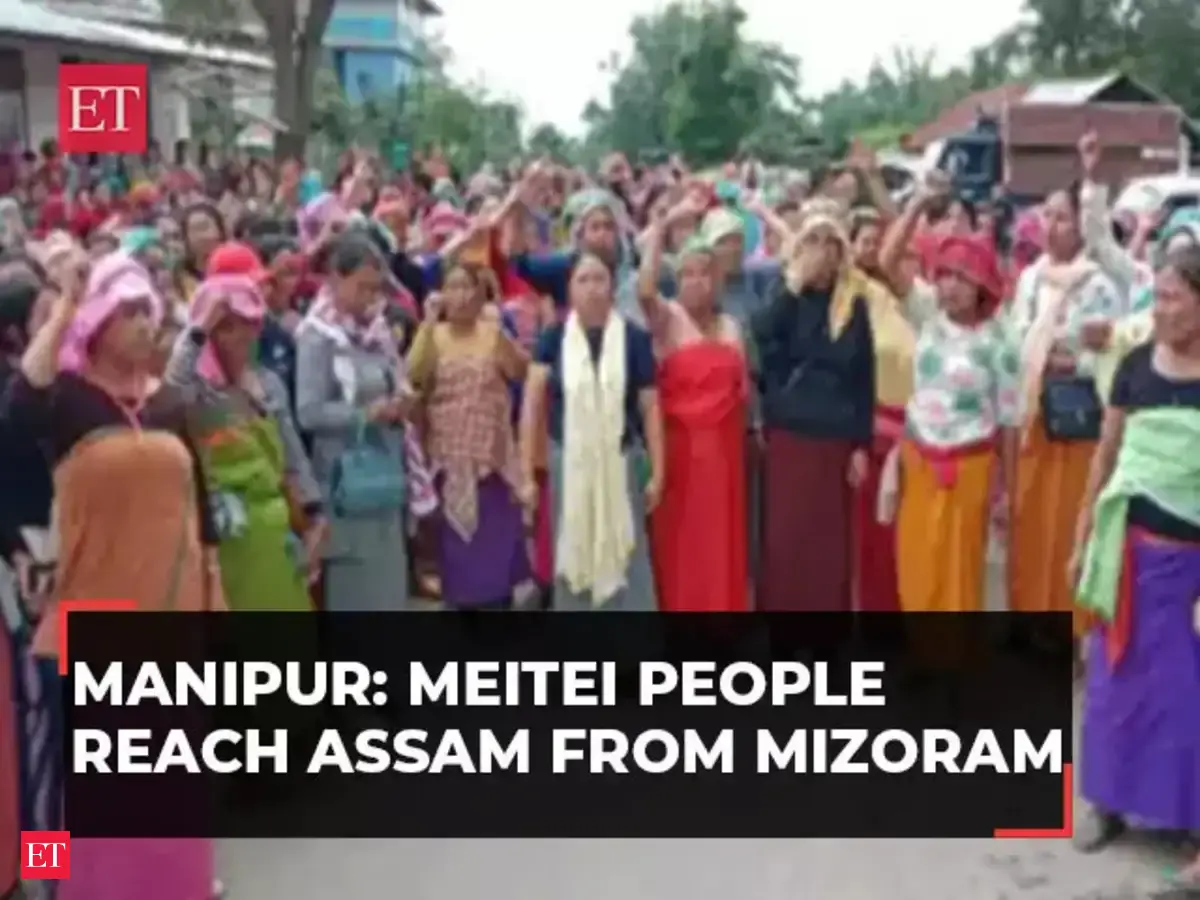 Manipur: Over 40 people of Meitei community reach Assam from Mizoram ...