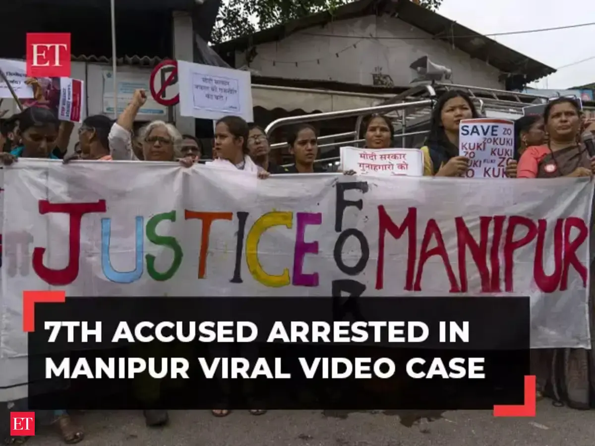 manipur viral video: Manipur violence: 7th accused arrested in viral ...