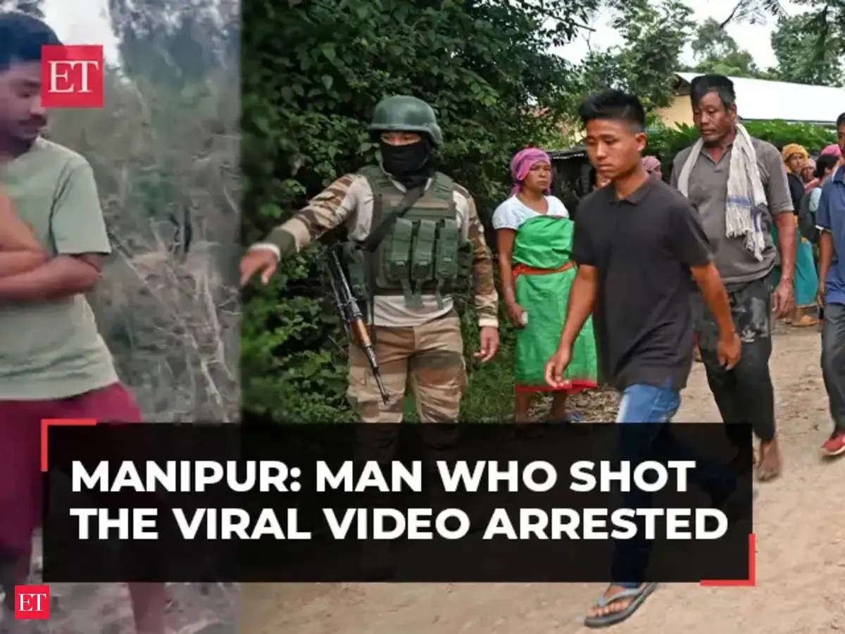 Manipur viral video: Man who shot the clip arrested; Home Ministry ...