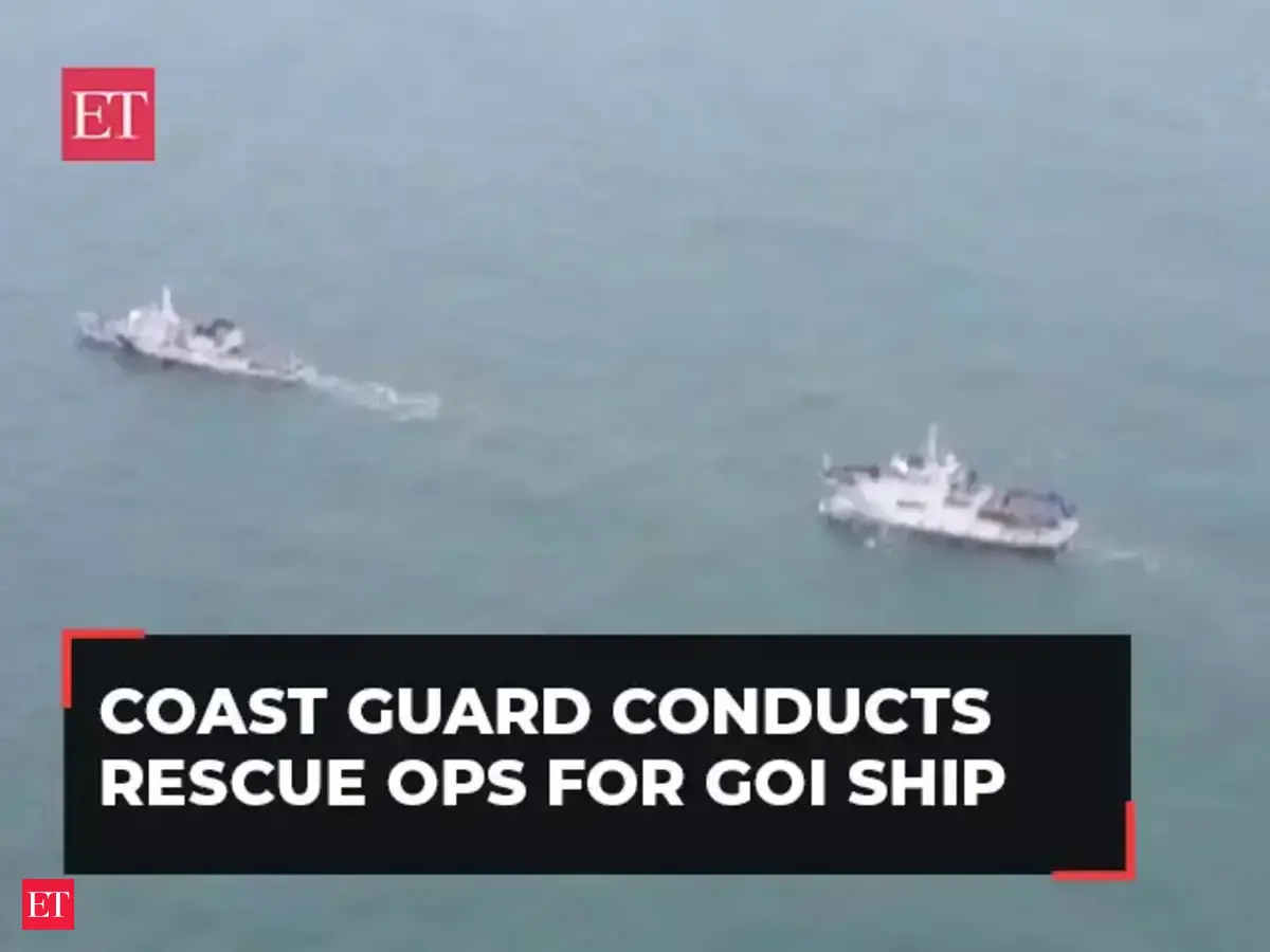 coast guard: Indian Coast Guard rescues for Govt of India ship stranded ...