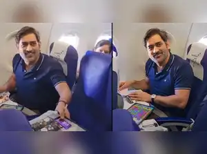 mahendra singh dhoni: Controversy arises after air hostess records ...