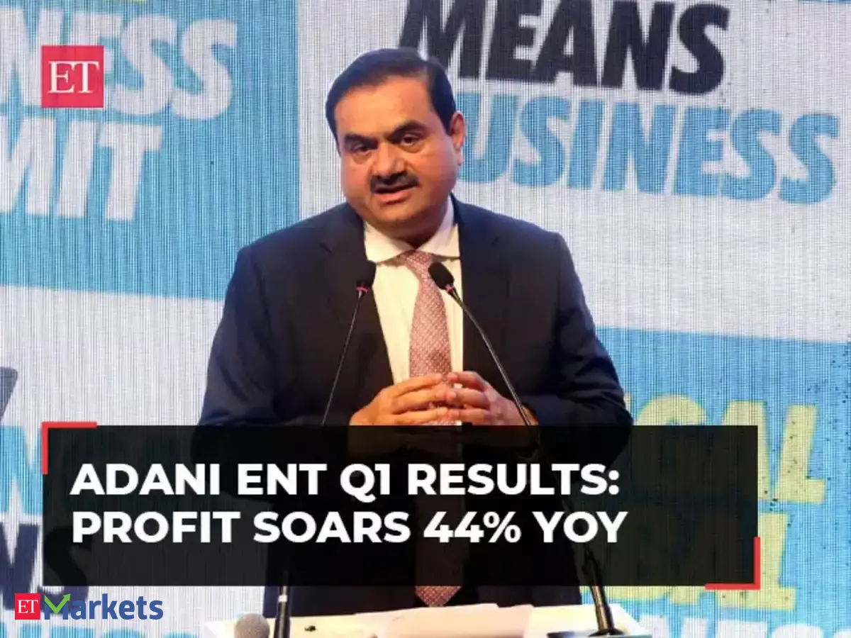 Adani Enterprises Q1 Results: Adani Ent Q1 Results: Profit soars 44% ...