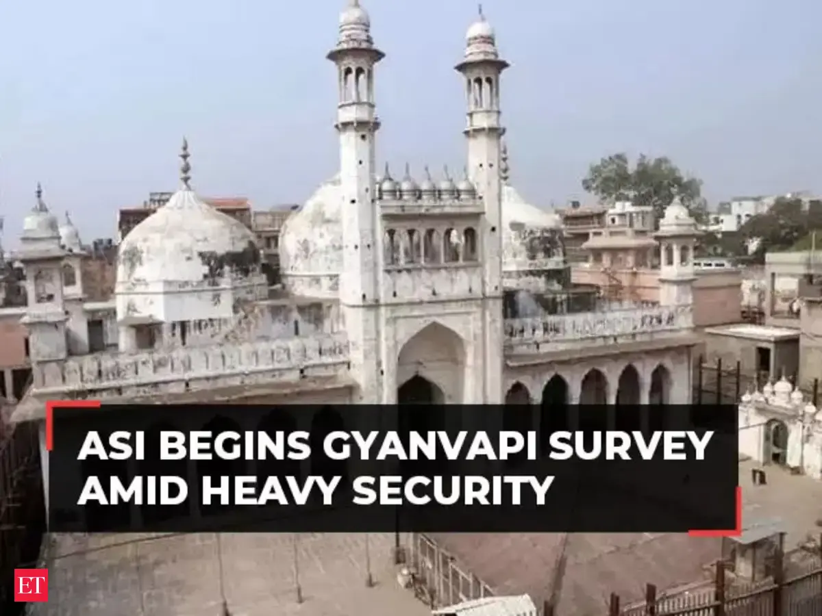 Gyanvapi case: ASI begins survey at complex amid heavy security - The ...