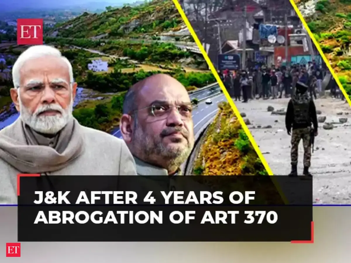 article 370: 'Record tourism, infra boost': Jammu and Kashmir after ...