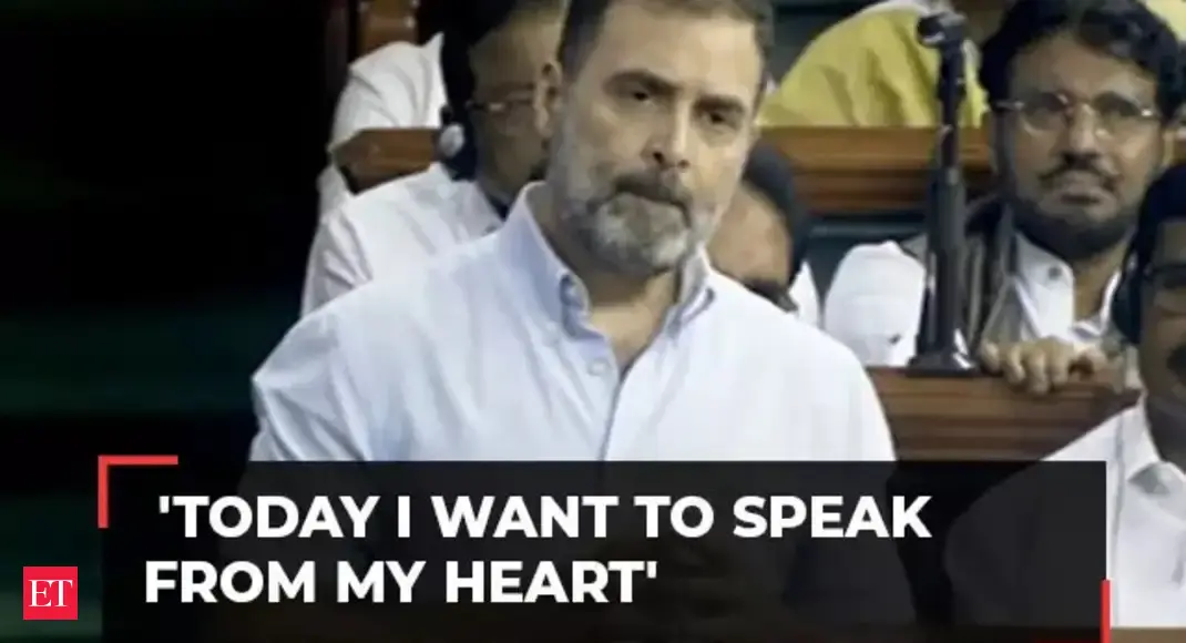 Rahul Gandhi in Parliament, quotes poet Rumi, says 'today I want to ...