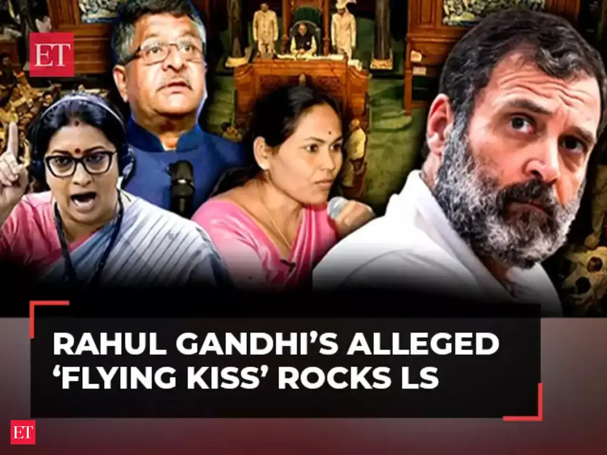 Rahul Gandhi flying kiss video: Rahul Gandhi’s alleged ‘Flying Kiss ...