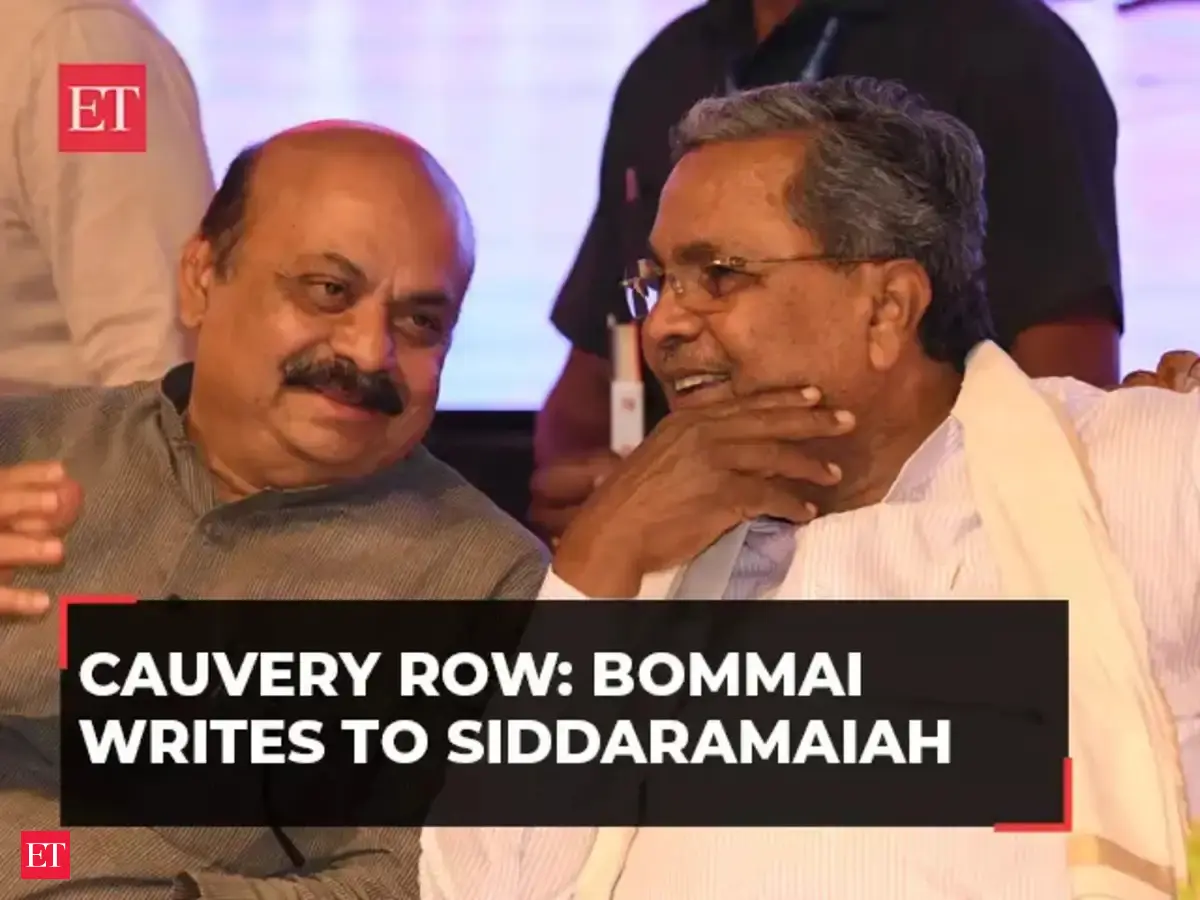 Cauvery water: Karnataka: Bommai urges CM Siddaramaiah to take firm ...
