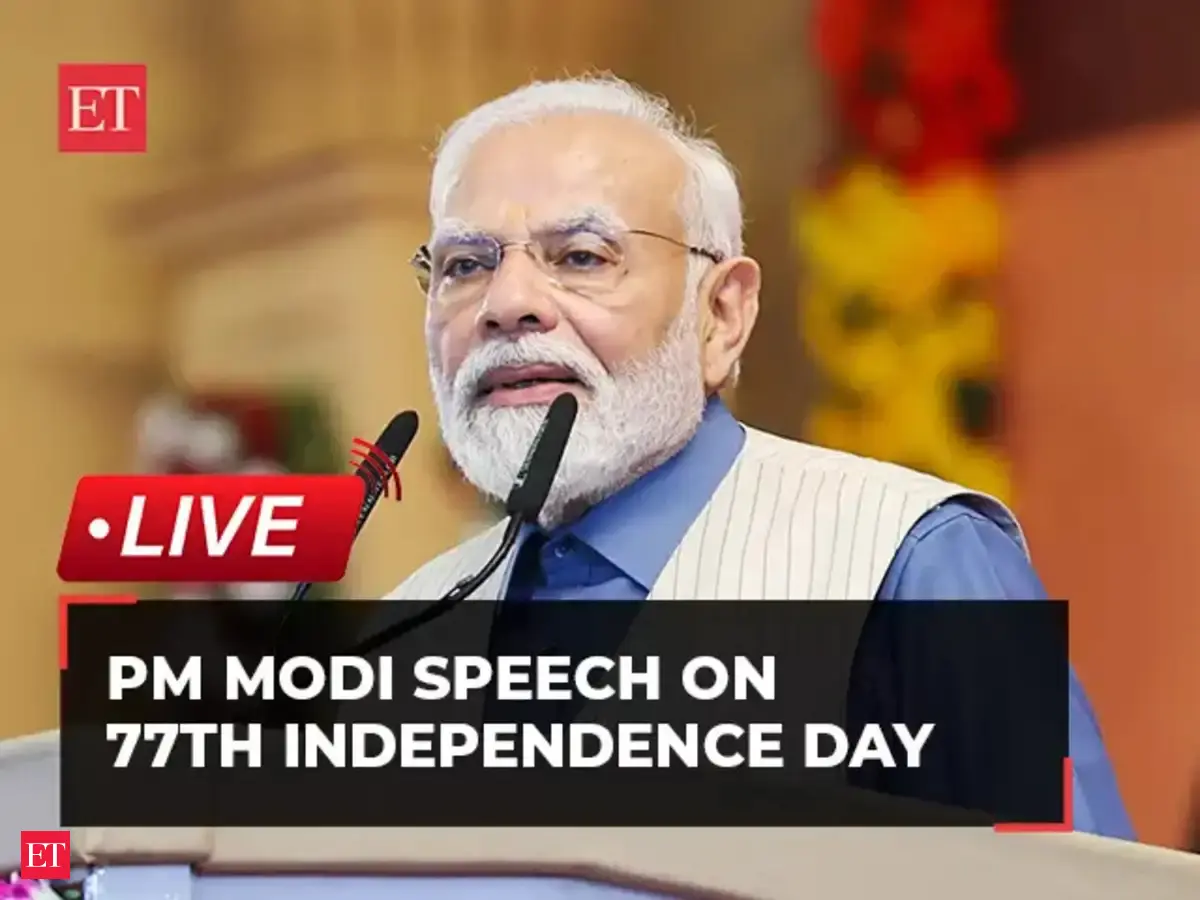 PM Modi's 77th Independence Day speech | Live