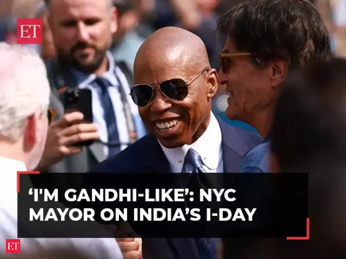 eric adams: I'm Gandhi-like. I think, act, and want to be like him: New ...