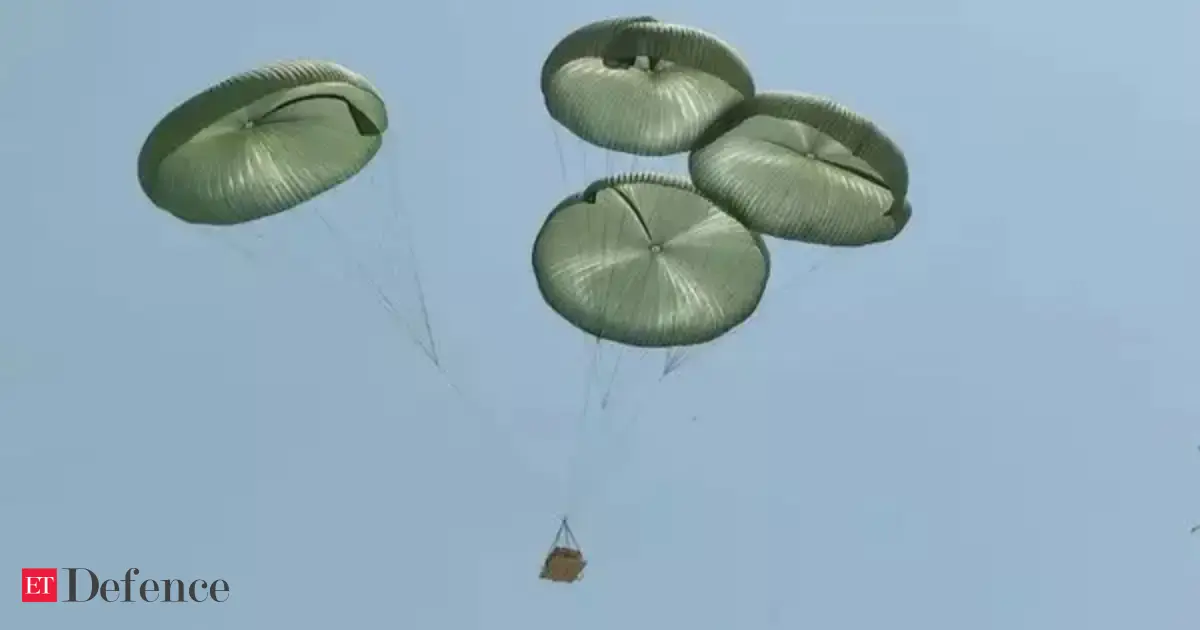 heavy drop: IAF conducts trials of heavy drop system for defence forces ...
