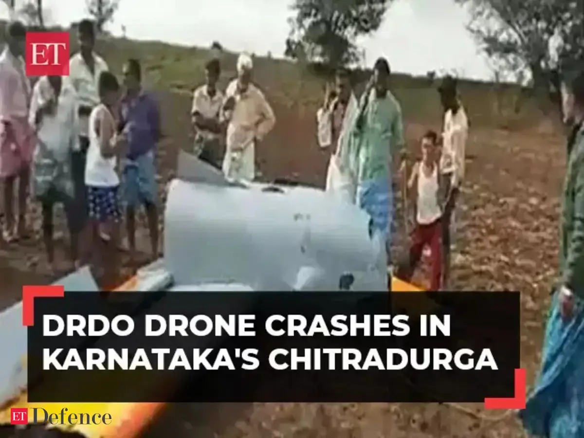 Drdo Drone crash: DRDO's Tapas drone crashes during trial in Karnataka ...