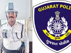 ac helmet: Ahmedabad Police provide AC helmets to traffic cops: Here is ...