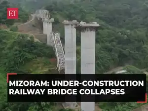 18 killed after under-construction railway bridge collapses in Mizoram - The Economic Times