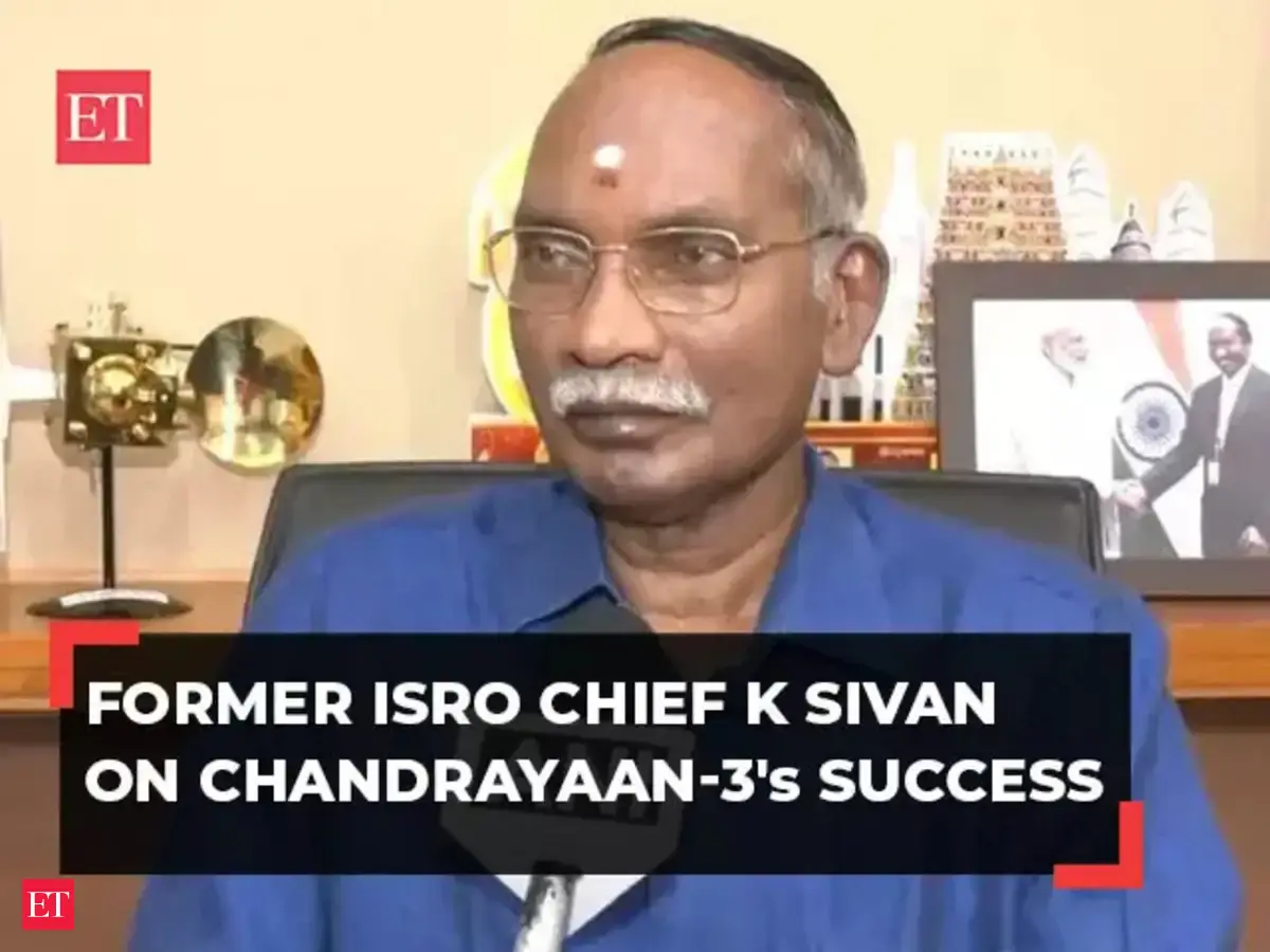 K Sivan: 'Extremely happy': Former ISRO chief K Sivan on Chandrayaan-3 ...