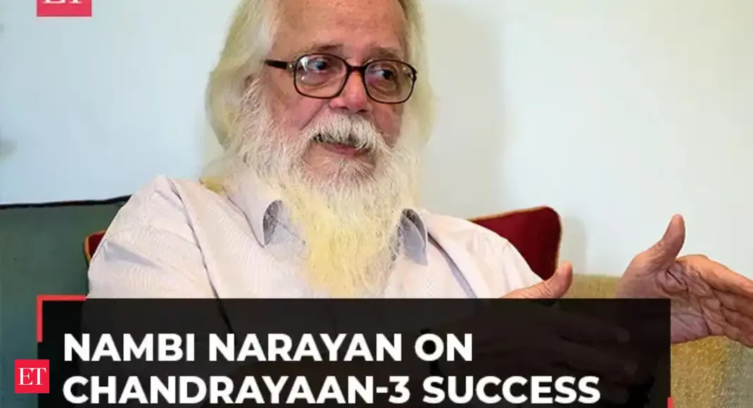 Nambi Narayan: 'What we have achieved is unbelievable': Former ISRO ...