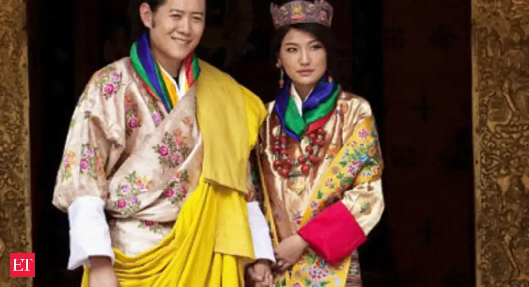 King of Bhutan marries in elaborate ceremony - | The Economic Times