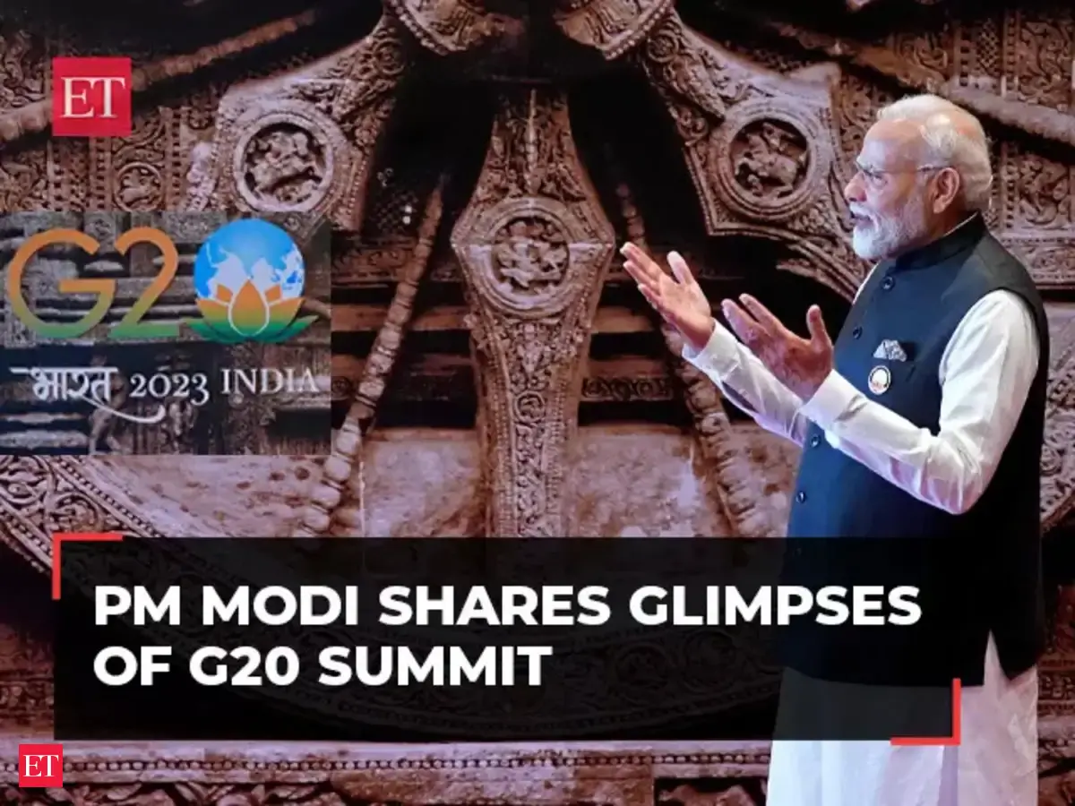 G20 summit glimpses: G20 in India: PM Narendra Modi shares glimpses of ...