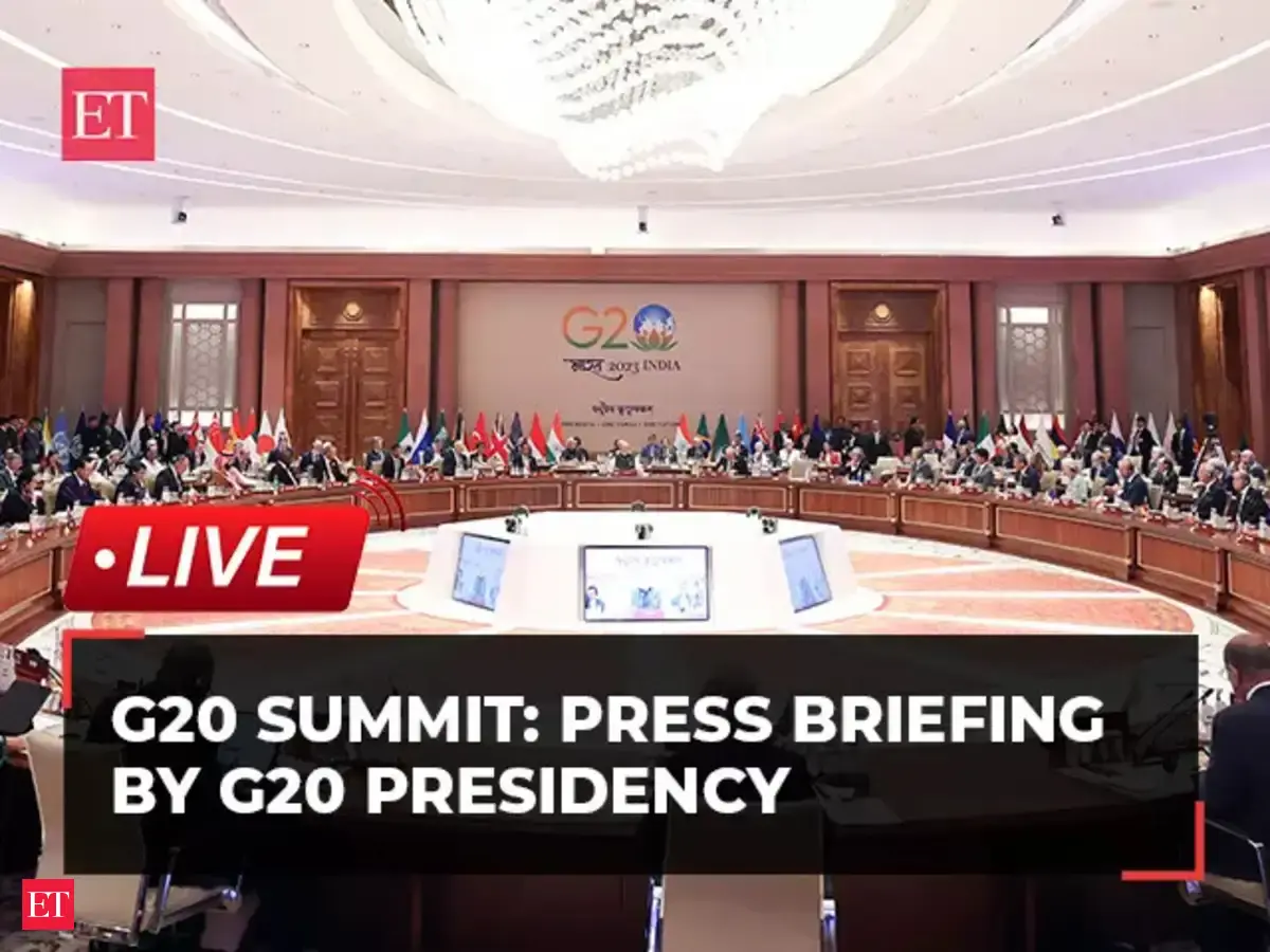 G20 Summit India 2023: Press Briefing by G20 Presidency | Live - The ...