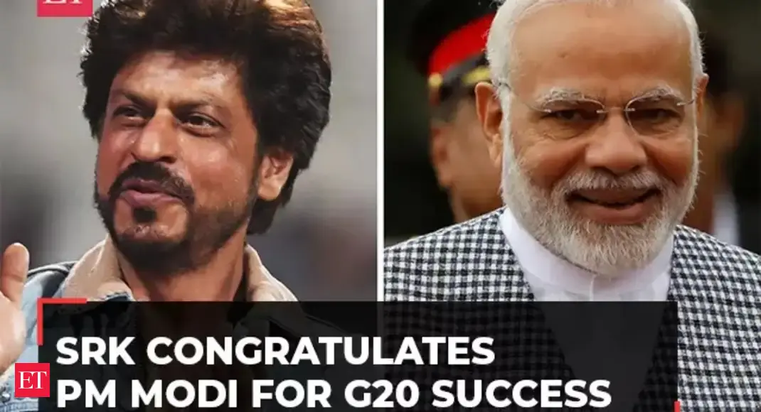 leadership: Shah Rukh Khan congratulates PM Modi for G20 success - The ...