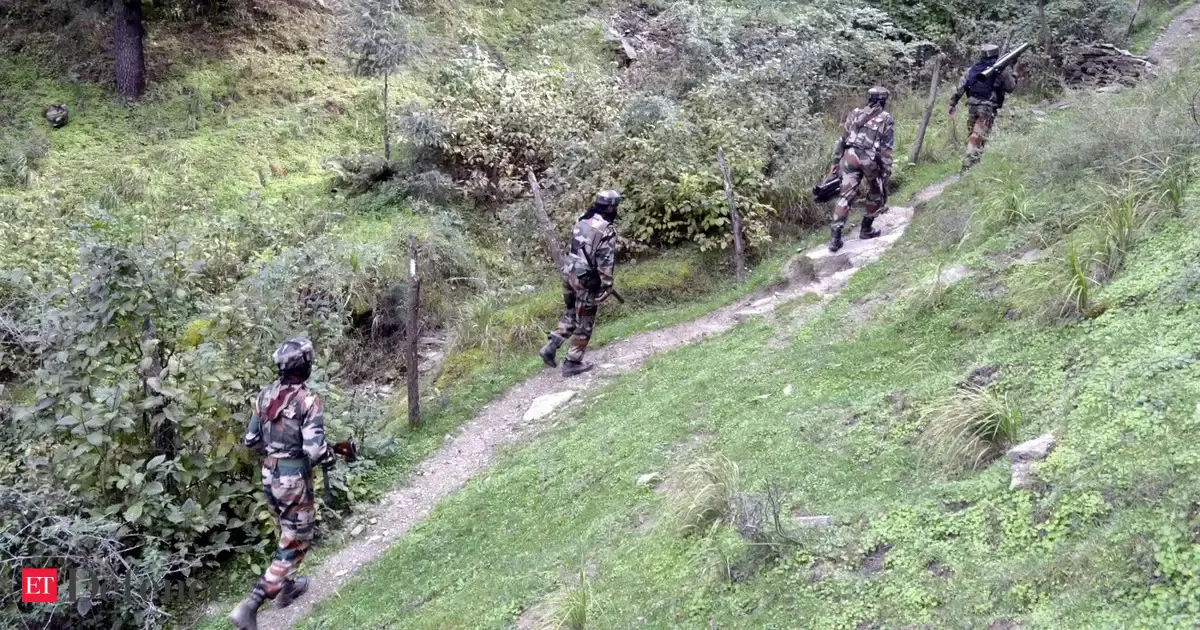 anantnag: Three terrorists killed in encounter near LoC in J-K's Baramulla - The Economic Times
