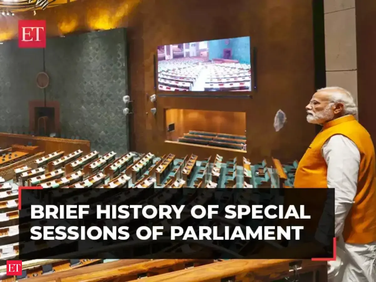 Parliament special sessions: From 1947 To 2023, a brief history of ...