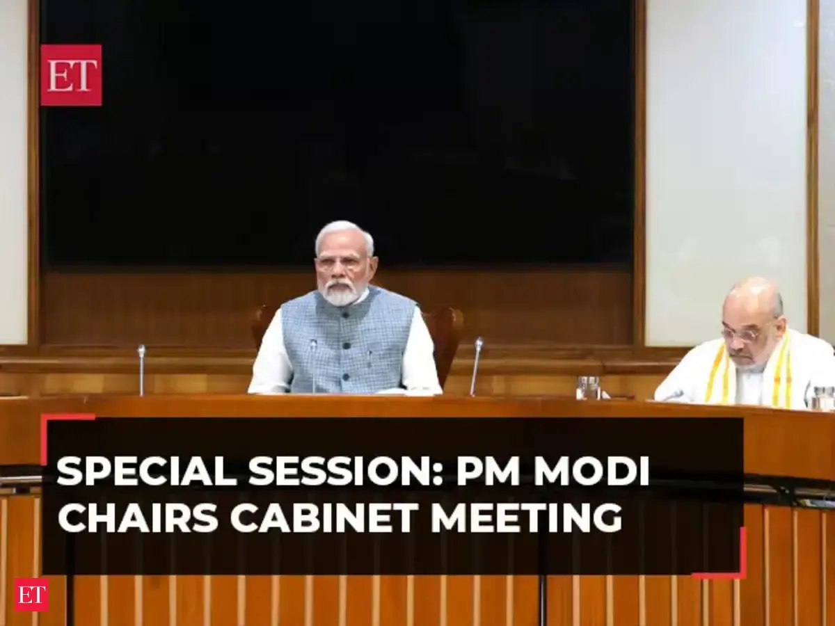 parliament: Parliament Special Session: PM Modi chairs Cabinet meeting ...