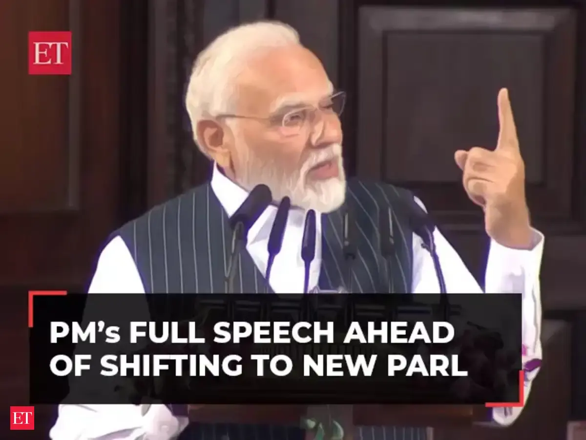 Pm Modi parliament Speech: Special Session of Parliament: PM Modi's ...