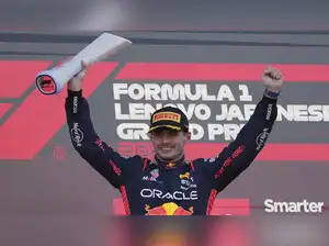 verstappen: Verstappen wins Japanese GP, Red Bull clinch title - The Economic Times