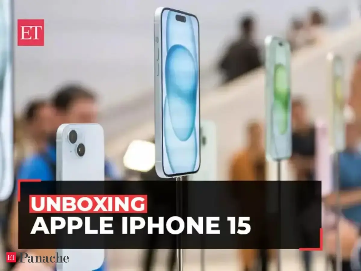 Apple iPhone 15 unboxed