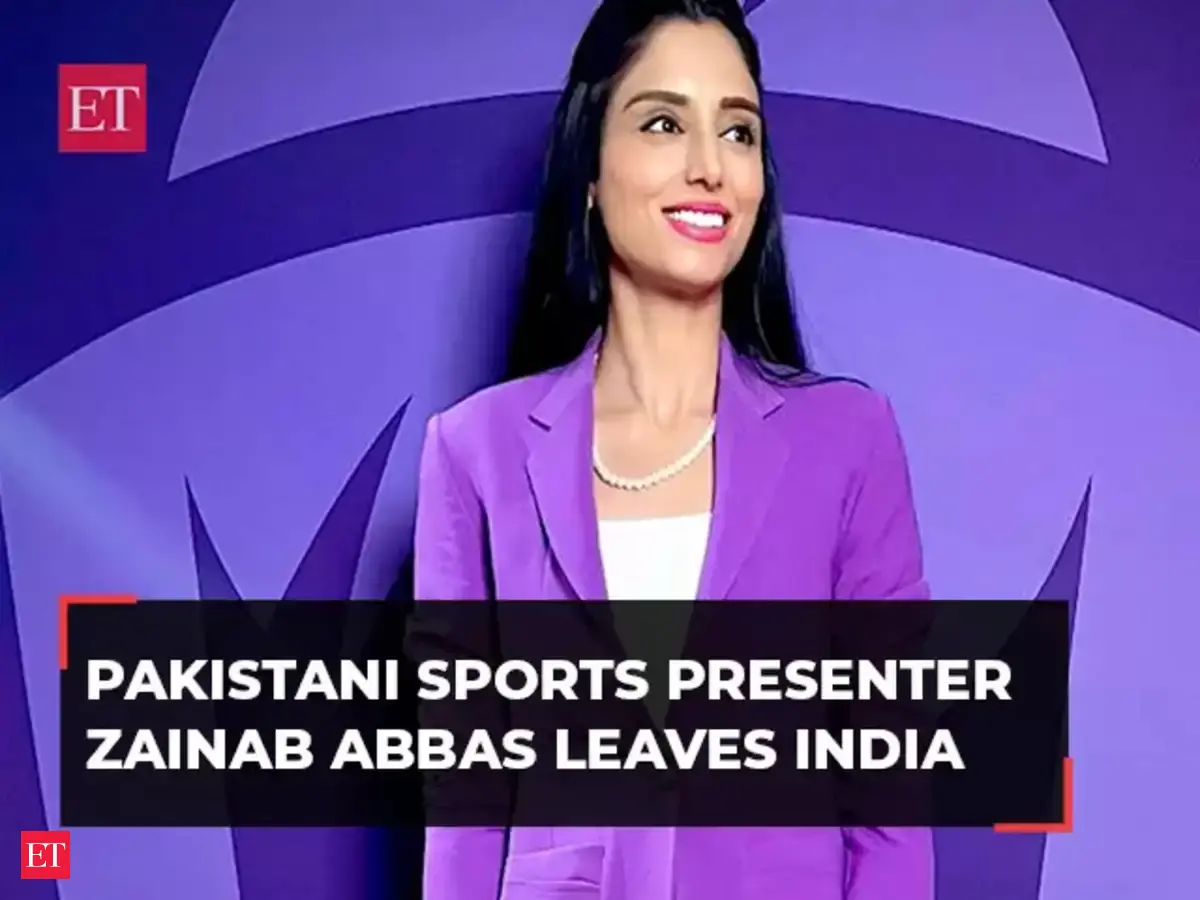 Zainab Abbas, Pakistani sports presenter, leaves India after cases over ...