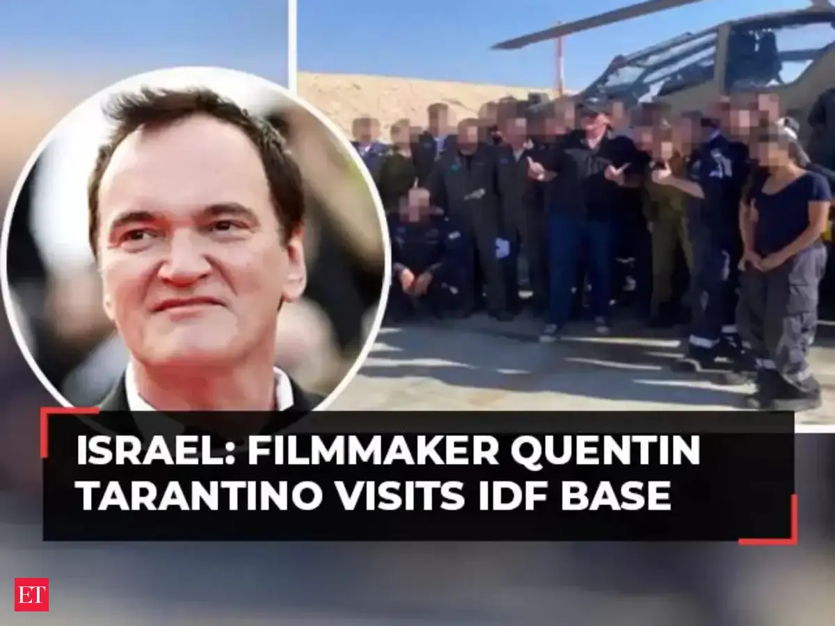Israel unrest: Oscar-winning director Quentin Tarantino visits IDF base ...